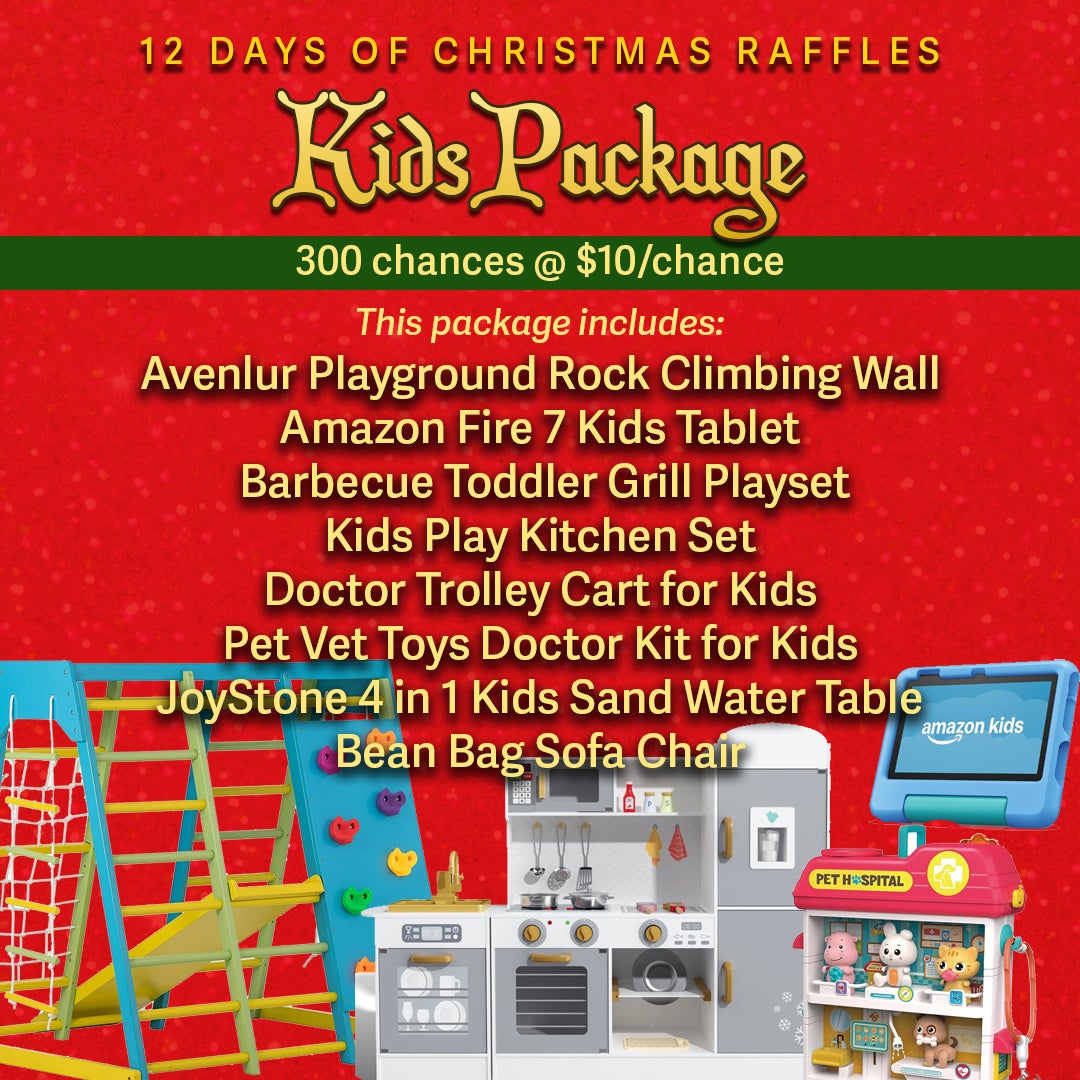 Christmas Raffle: Kids Package | Elk Run Volunteer Fire Co.